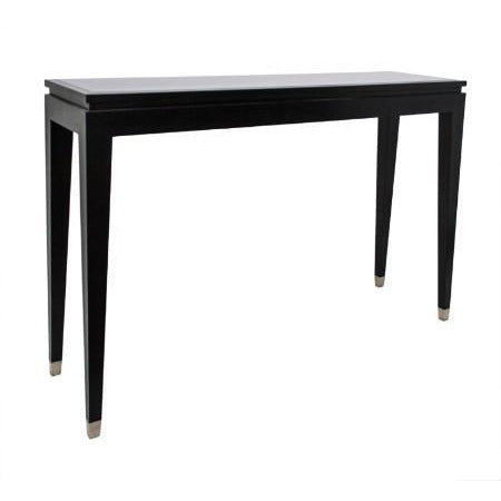 R V Astley Black, Mirror Top Console Table